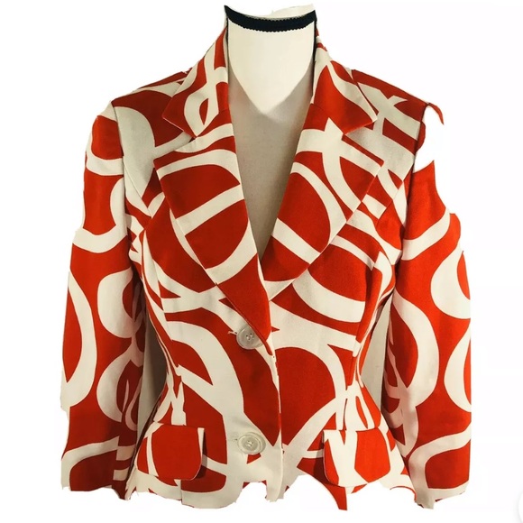 ross mayer | Jackets & Coats | Ross Mayer Of Canada Bold Red White ...